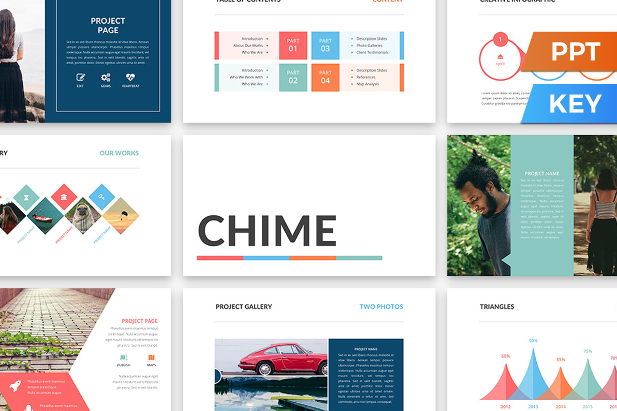 Chime Presentation Template, a Presentation Template by SlideStation