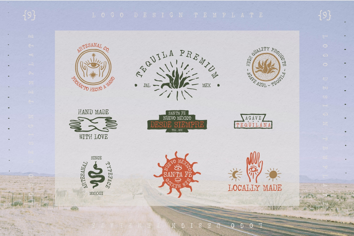 SouthWestern fonts & logo templates