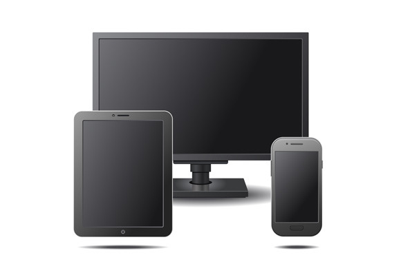 Set of Electronic Devices, a Books & Magazine Mockup by in8finity ...