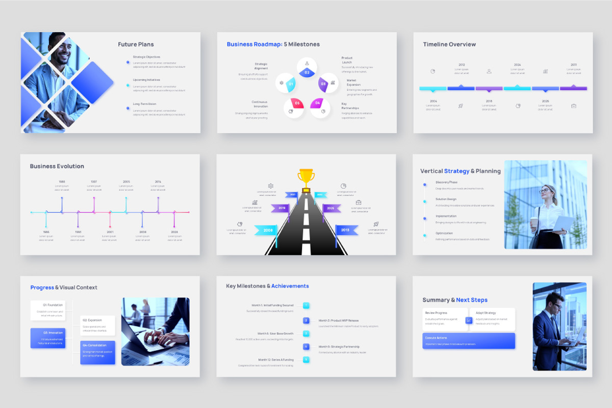 Animated Timeline Presentation Slides