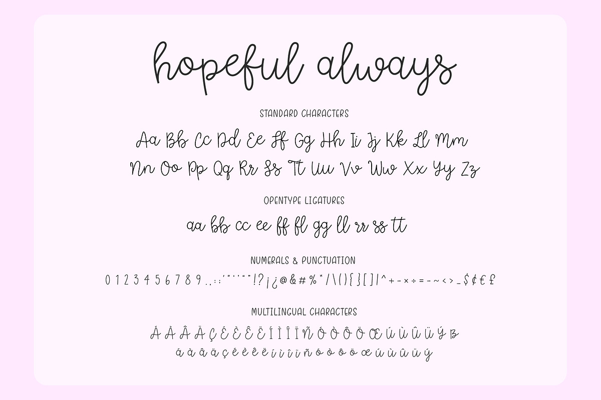 Hopeful Always Bouncy Script Font, a Script Font by Kaya Fonts