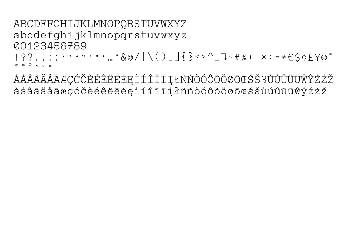 Modular (Serif) - Monospace Font, a Slab Serif Font by Off The Rack