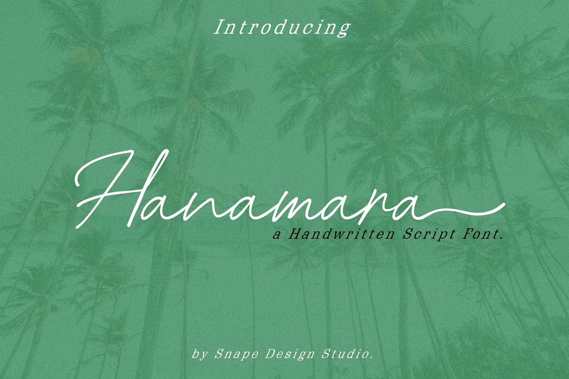 Hanamara - Handwritten Script Font