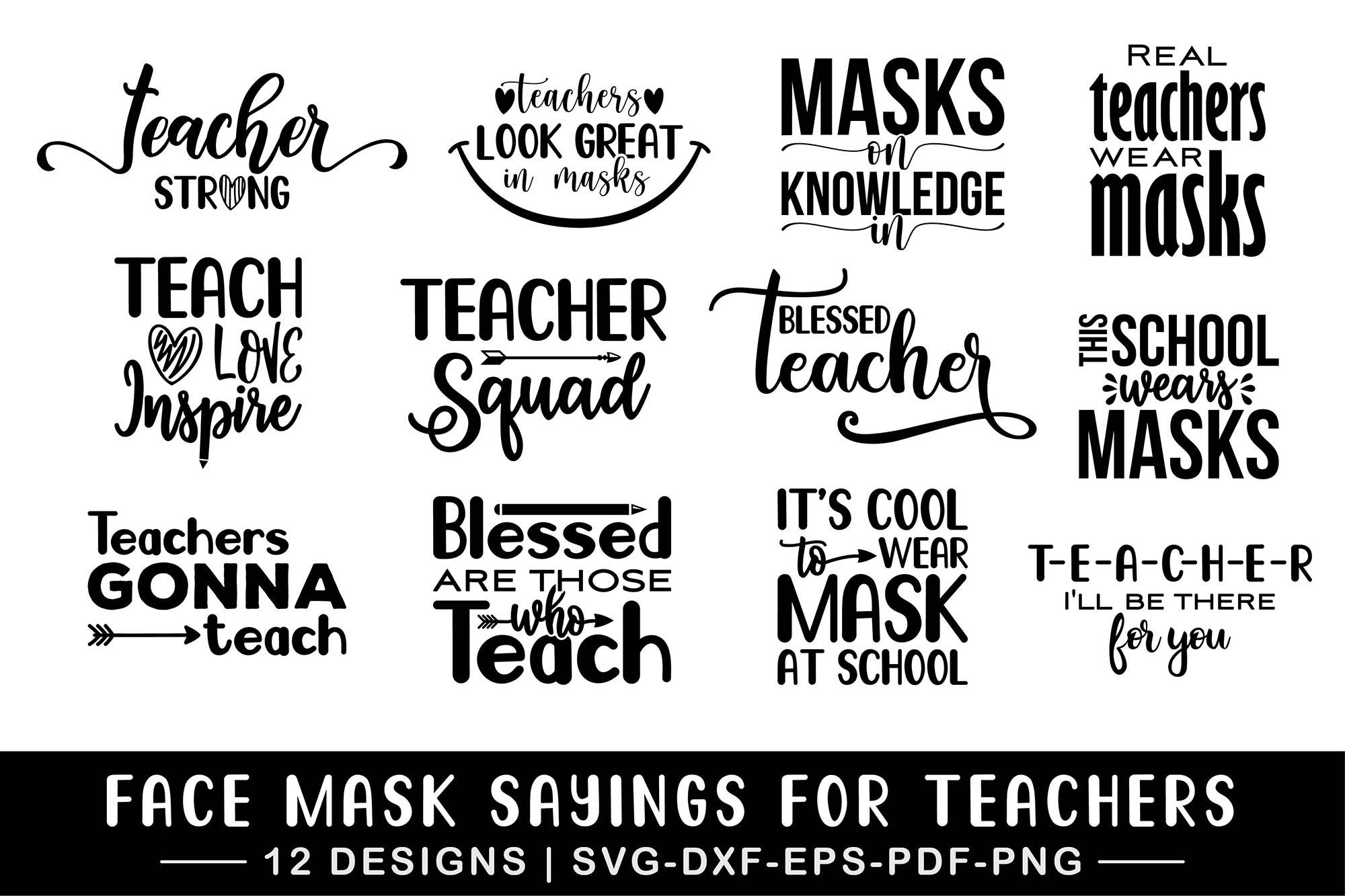 Face Mask SVG Bundle, a Graphic by CraftlabSVG