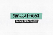 Sunday Project handwriting font