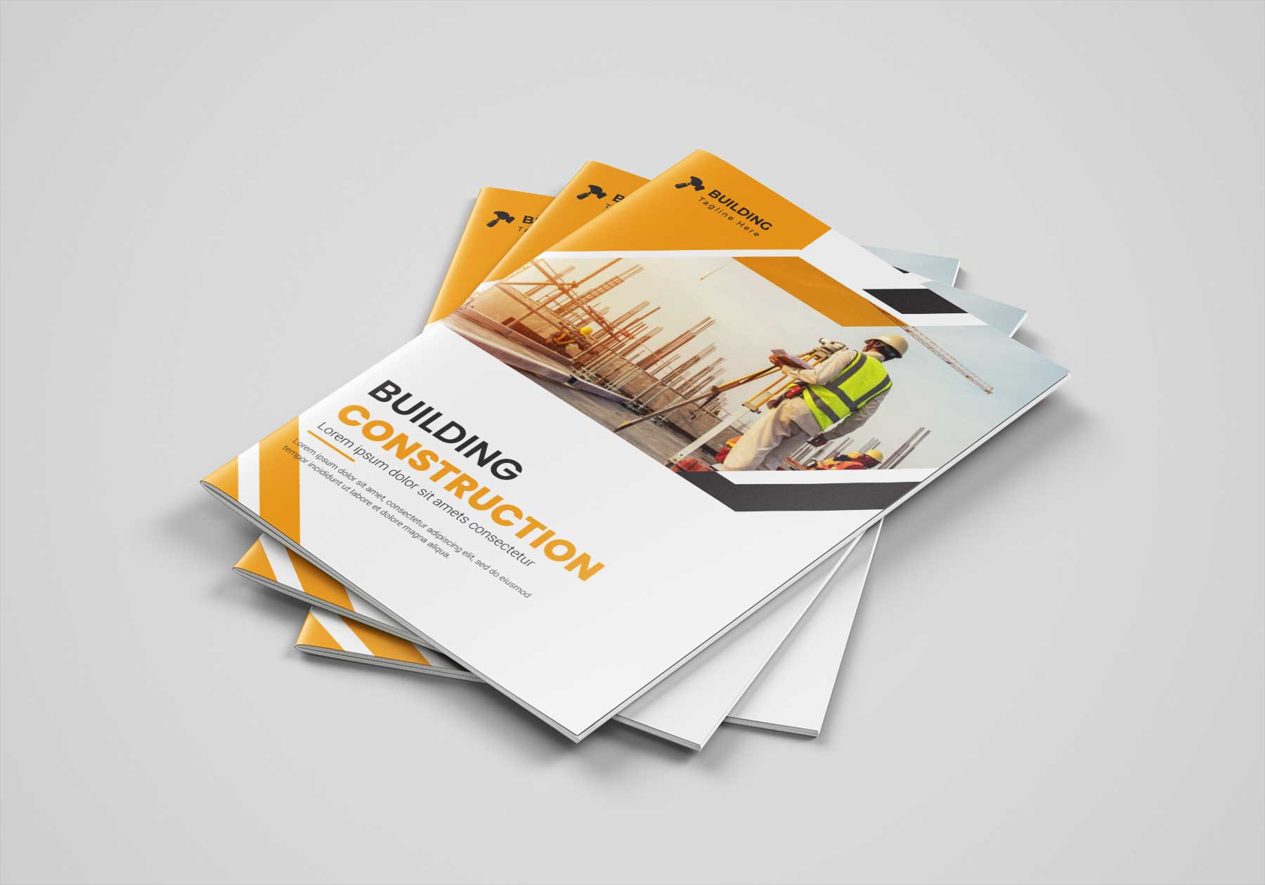 Construction brochure template