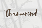 Thamarind Handwritten Font, a Script Font by FadeLine Studio