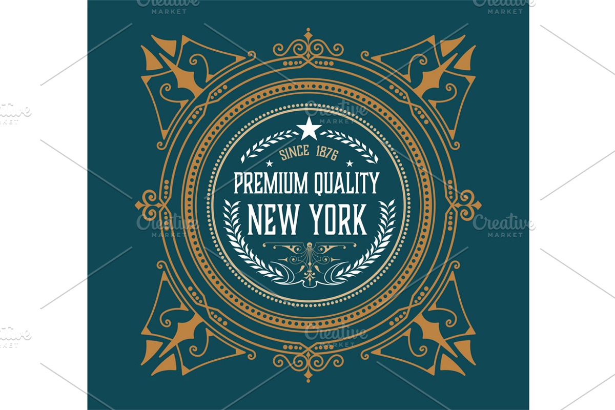 Set of 4 vintage logos ready for pac, a Branding & Logo Template by ...