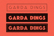 GARDA_DINGS, a Symbol Font by Pan Cabaj