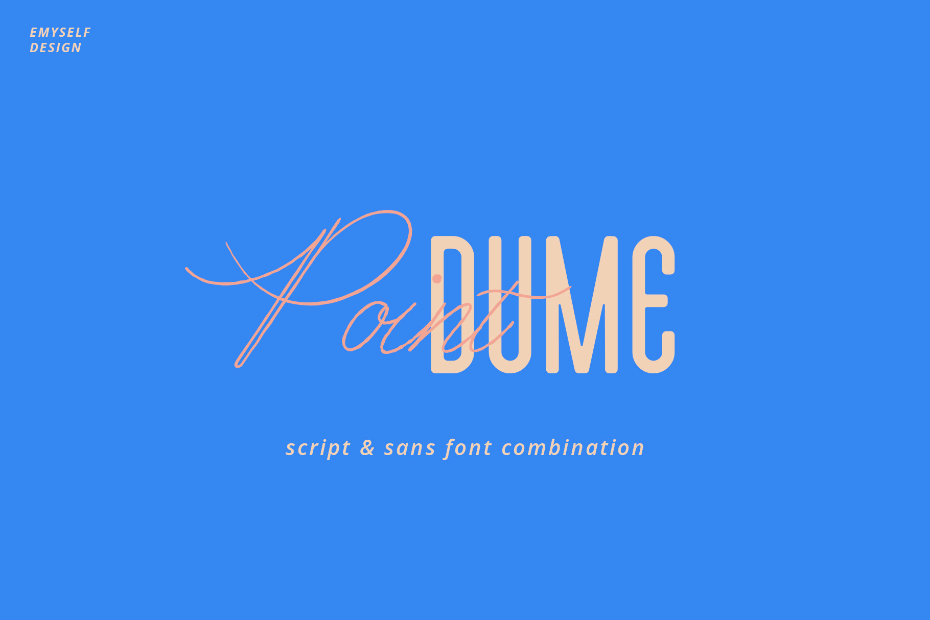 Point Dume font duo, a Sans Serif Font by Emyself Design