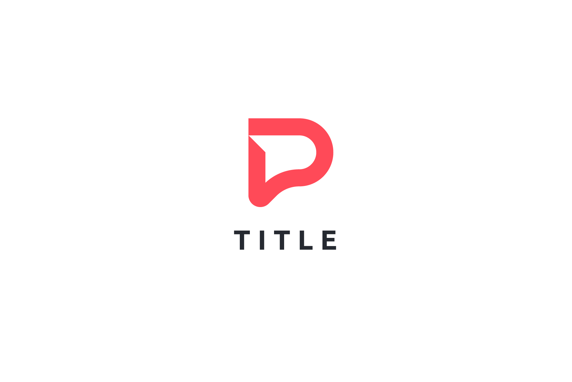 P Logo, a Branding & Logo Template by baqoos