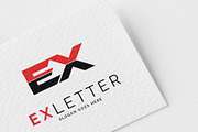 Initial Letter EX Logo Template | Branding & Logo Templates ~ Creative ...