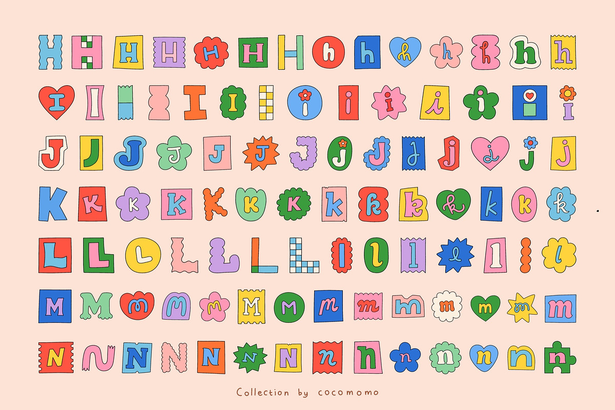 Ransom Note Cut Out Letter, a Graphic by cocomomo