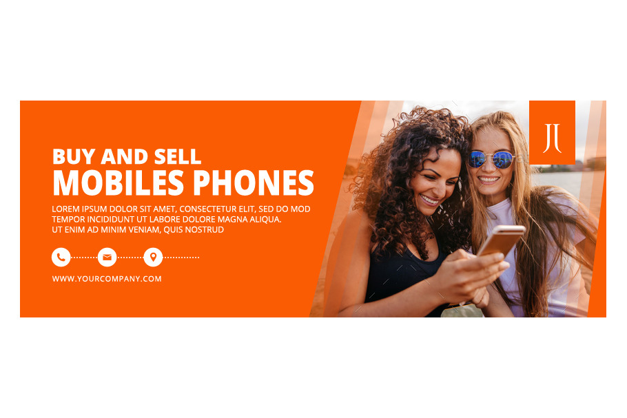 Animated Mobile Phone Facebook Cover, a Templates & Theme by Nisha Droch