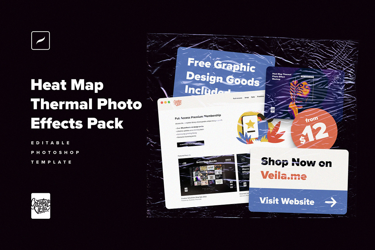 Heat Map Thermal Photo Effects, a Gradient Add-On by veila.me