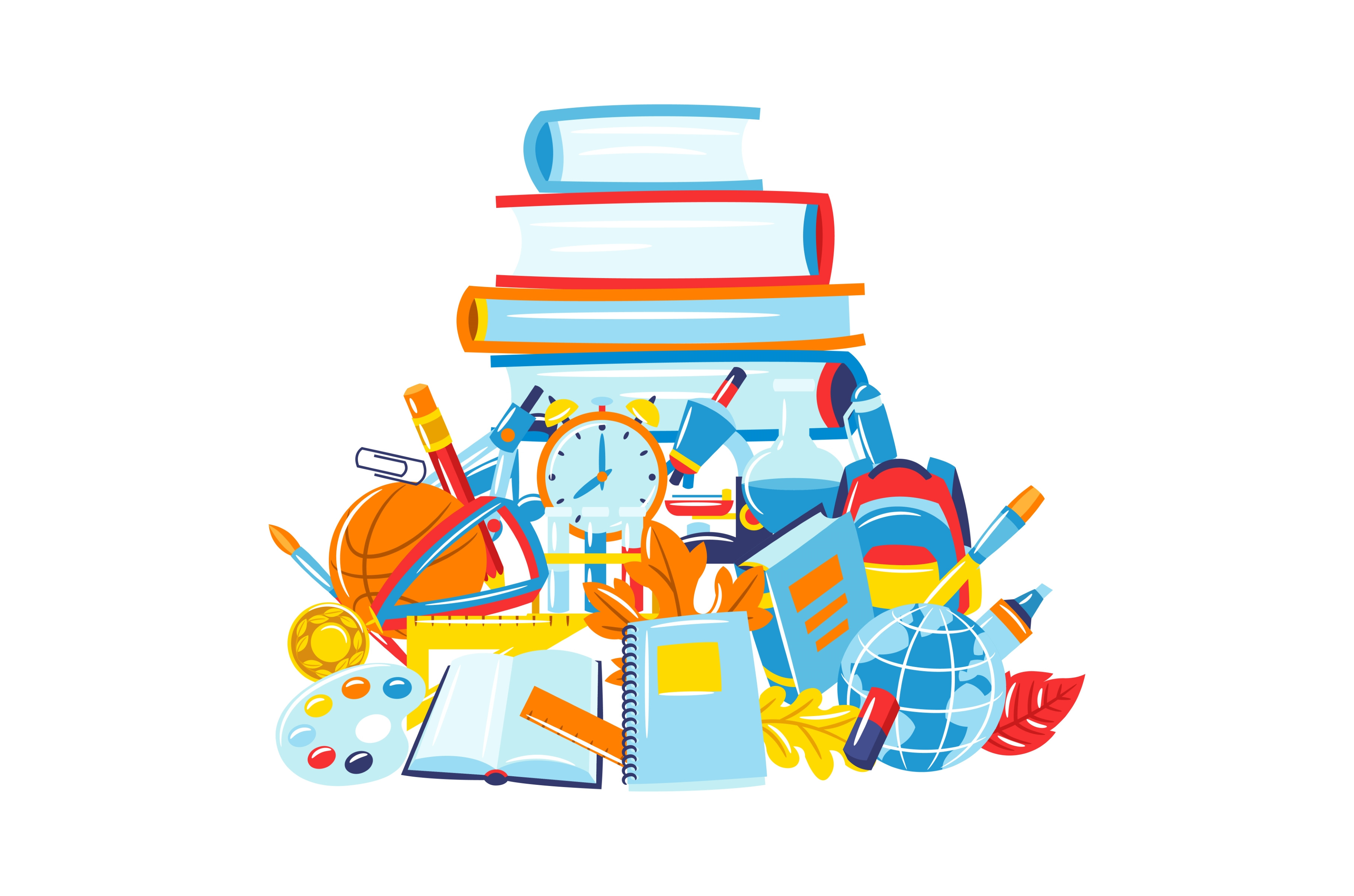 School background with education, an Education Illustration by ...