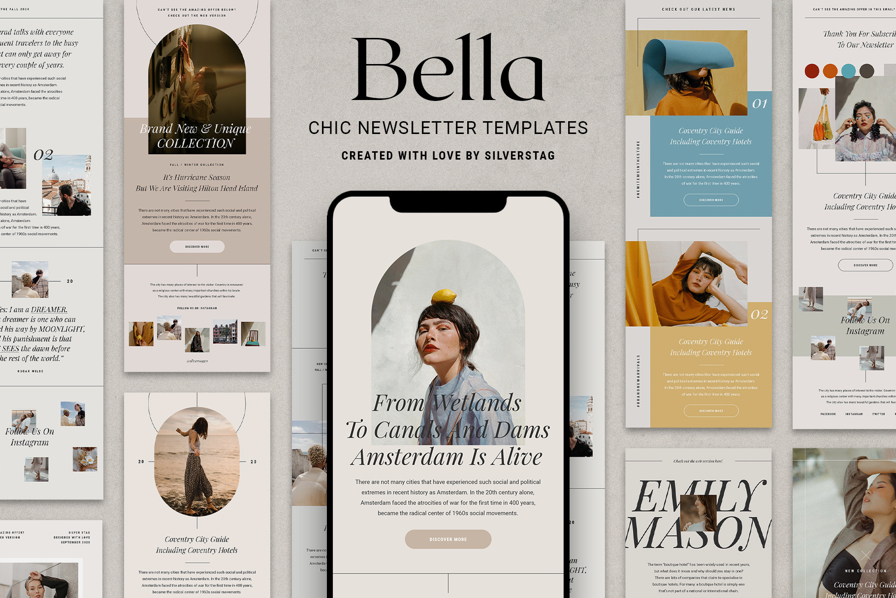 Bella - Chic Newsletter Templates, an Email Template by SilverStag Type ...