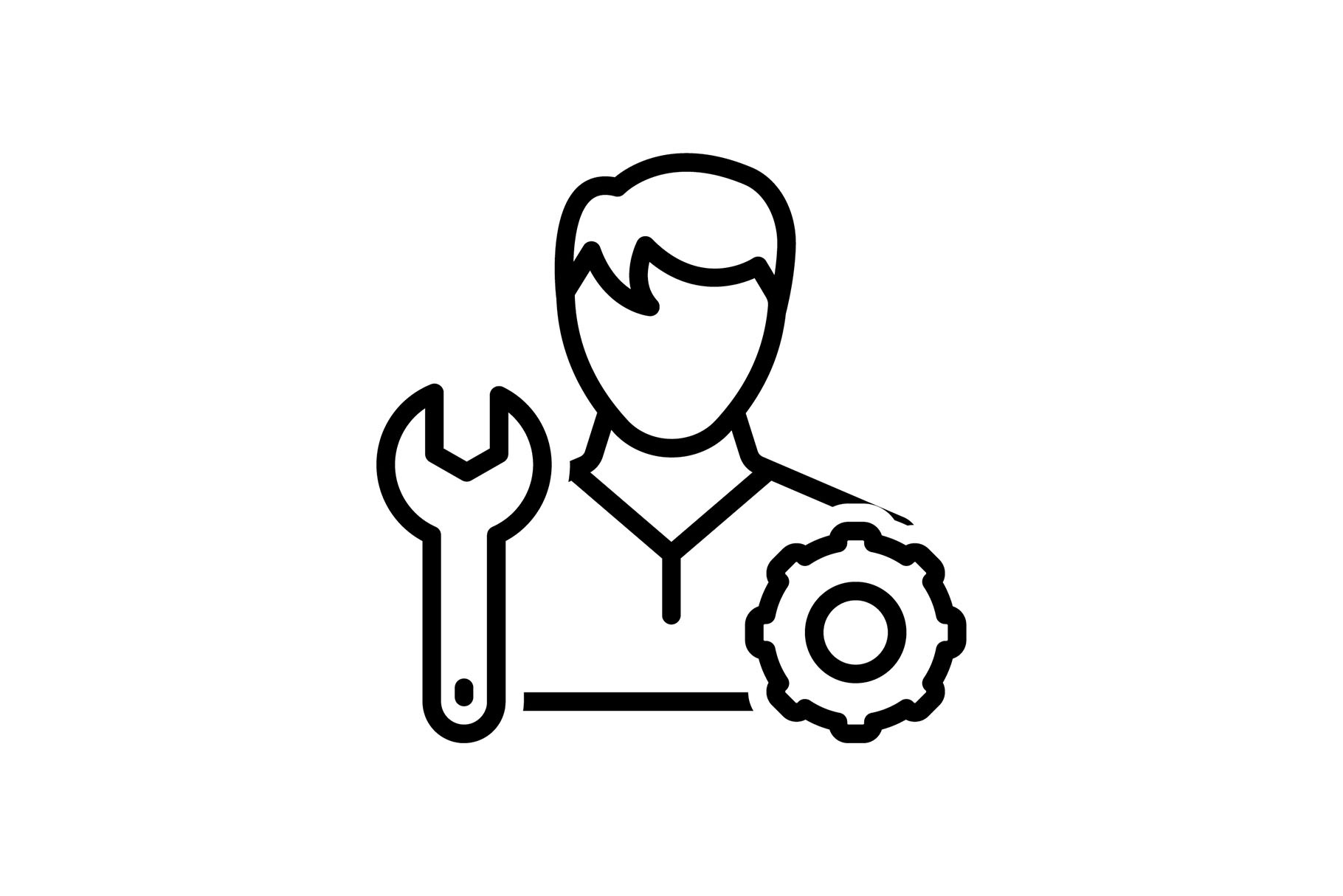 Operate work icon, an Icon by Creative priyanka | Creative Market