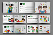 School Photo Book Layout | Creative Market