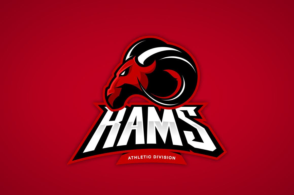 Ram mascot sport logo design, an Animal Illustration by provector