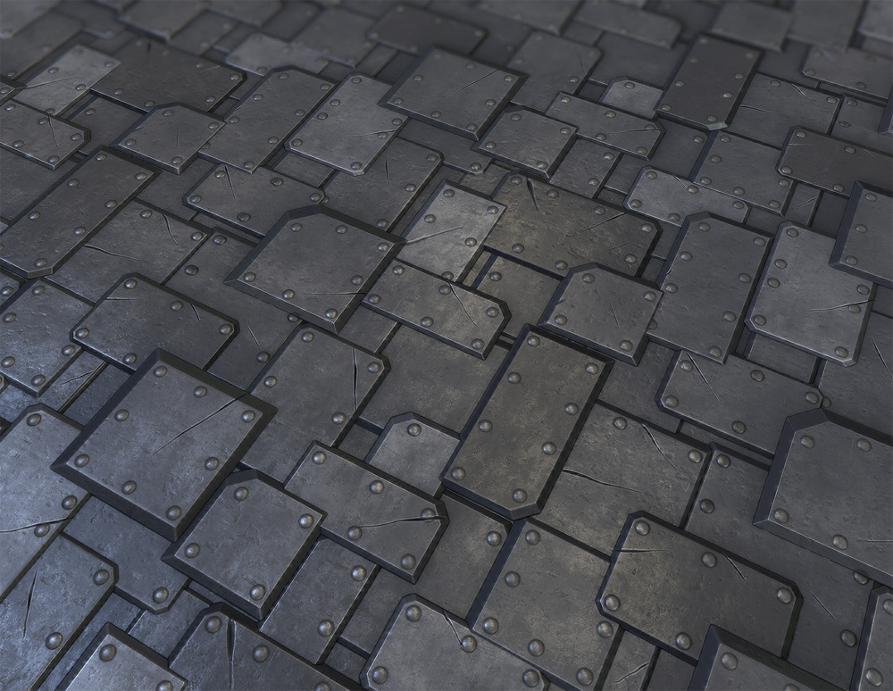 Metal Plate Tile 02, a Textures & Material 3D Model by Environment Design