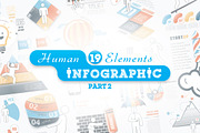 Human Infographic Bundle (part 2), a Presentation Template by ...