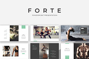 Forte PowerPoint Presentation, a Presentation Template by SlideStation