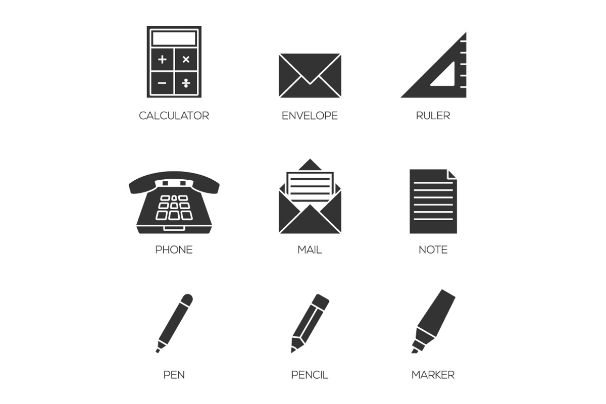 Office tools icons vol 2, an Outline Icon by Saggitarius