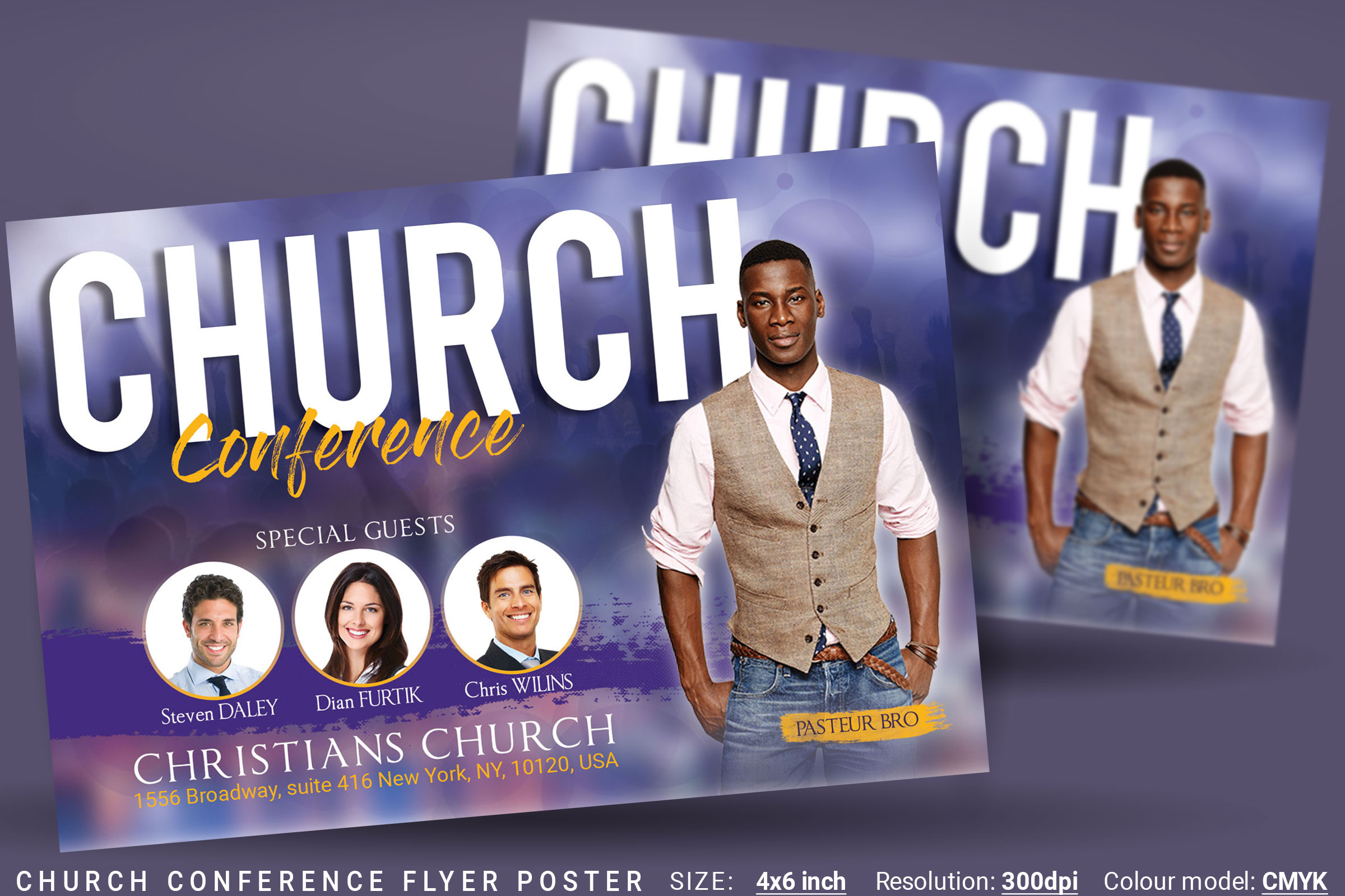 Church Conference Flyer Poster, a Flyer Template by Artolus