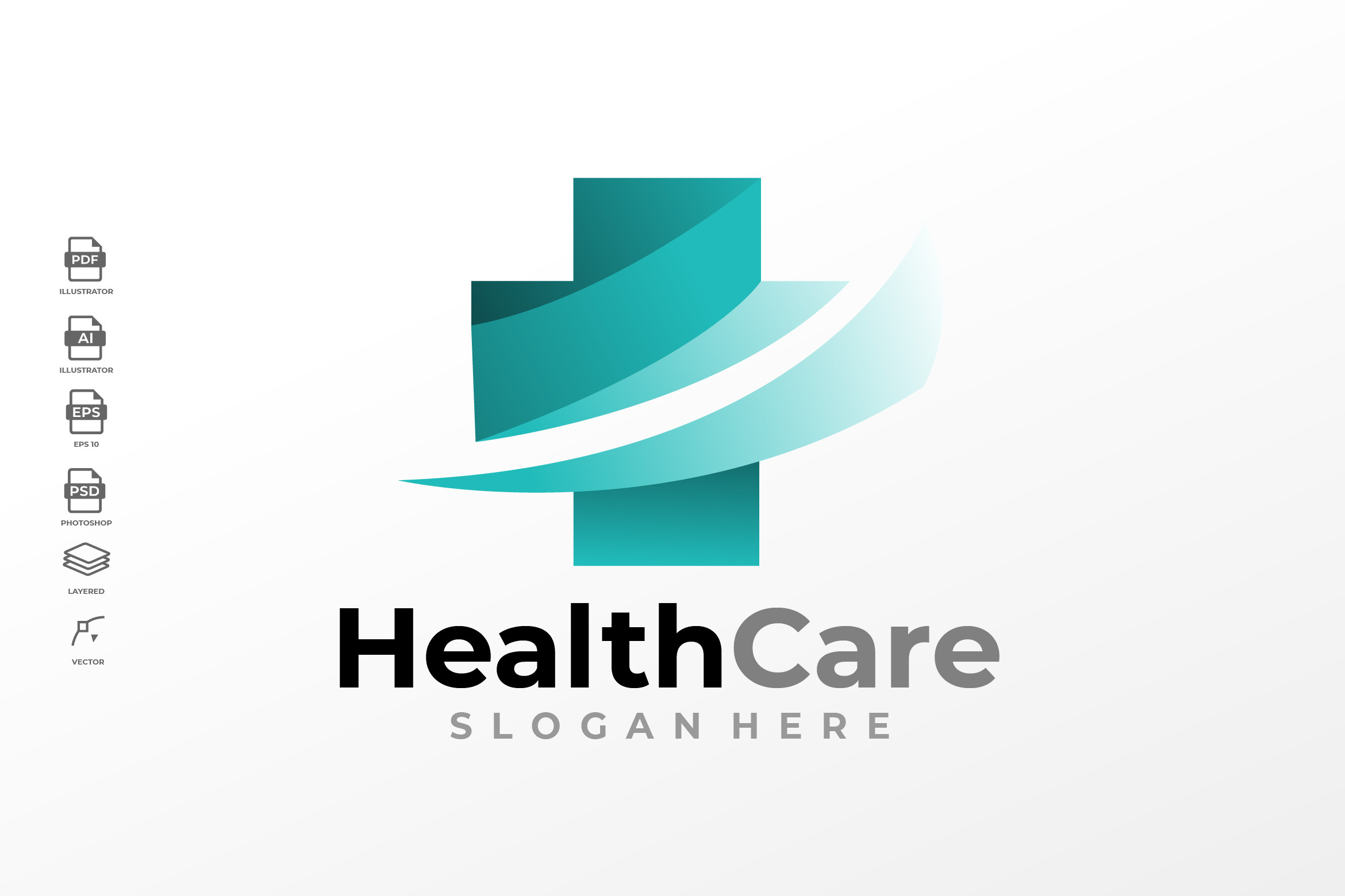 Gradient Health Care Logo Design Tem, a Branding & Logo Template by ...