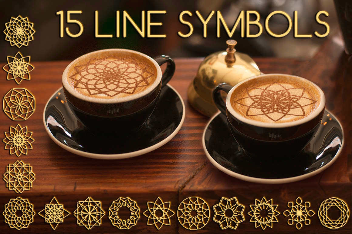 15 Line graphic symbols, a Branding & Logo Template by dacascas