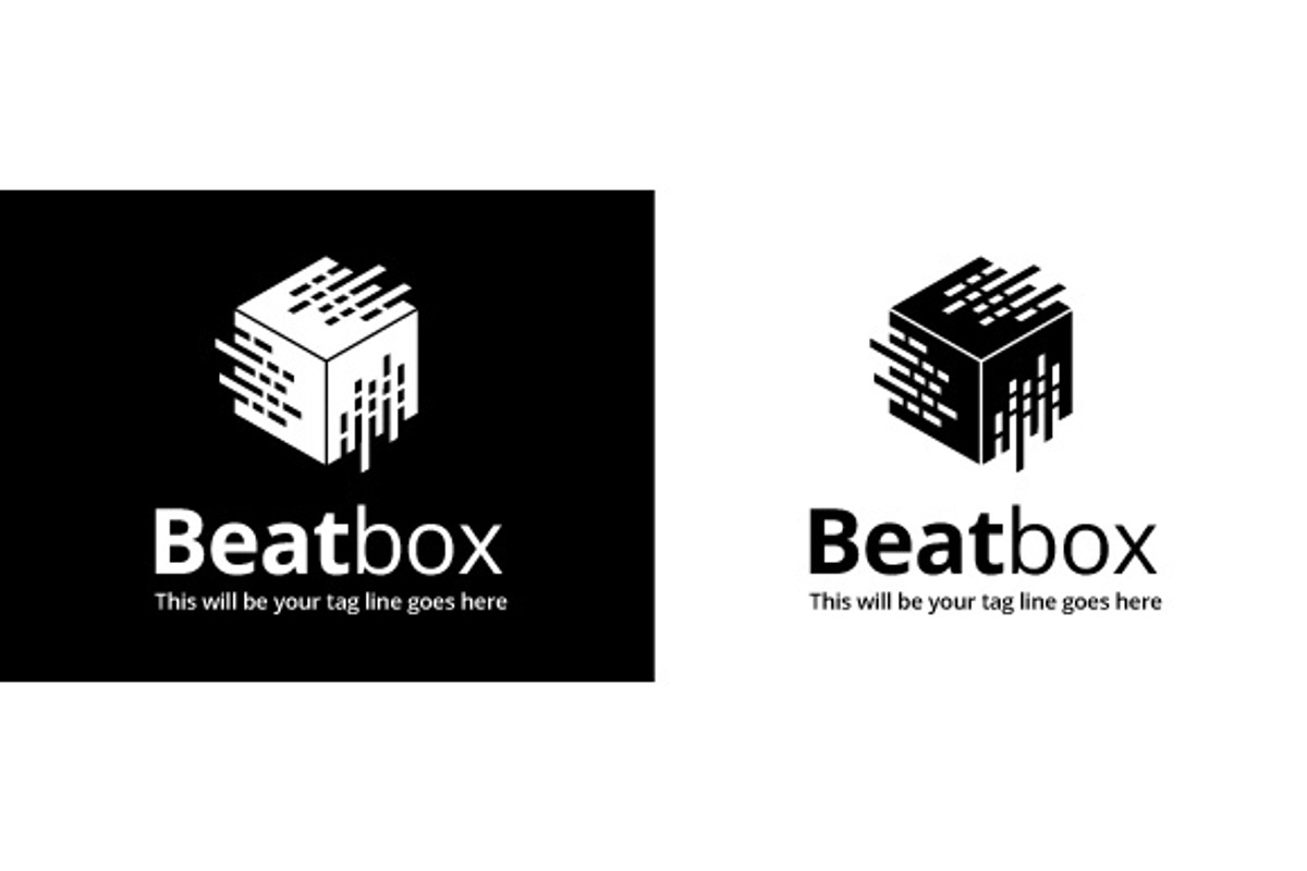 Beat box Logo Template, a Branding & Logo Template by The Branding Fusion