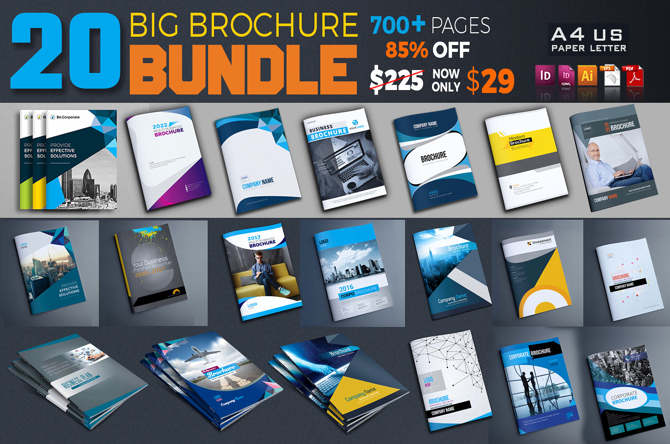 BIG Brochure Bundle, a Brochure Template by artico