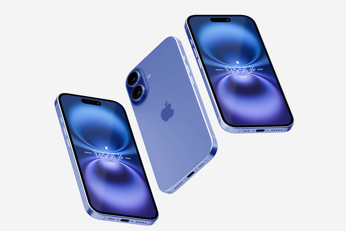 iPhone 16 Pro Mockups 17 PSD
