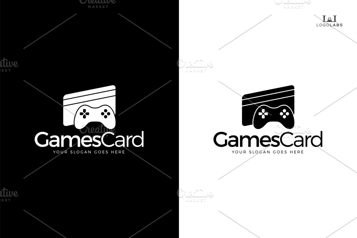 Games Card Logo, a Branding & Logo Template by LogoLabs
