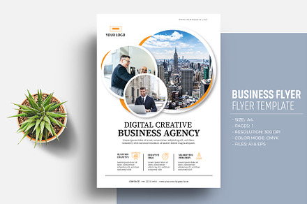 Corporate Flyer Layout | Flyer Templates ~ Creative Market
