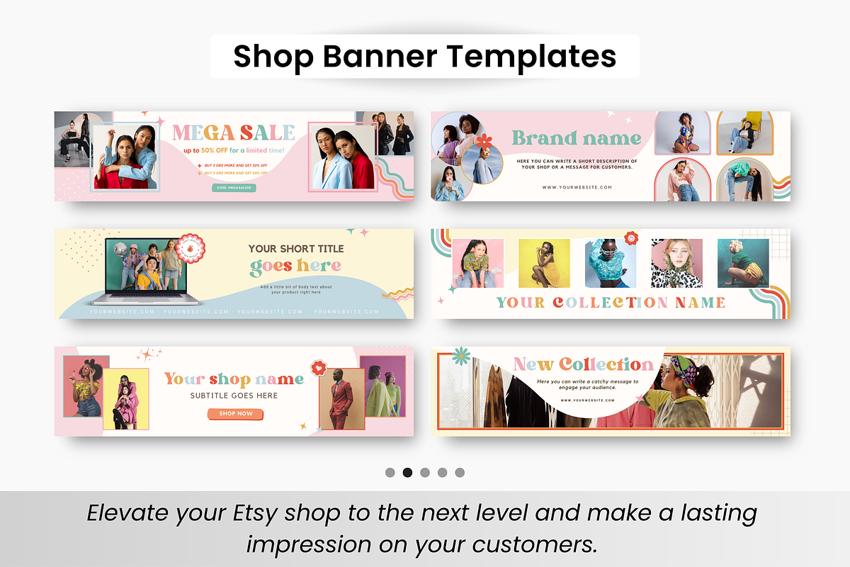 Etsy Shop Templates Bundle Kit