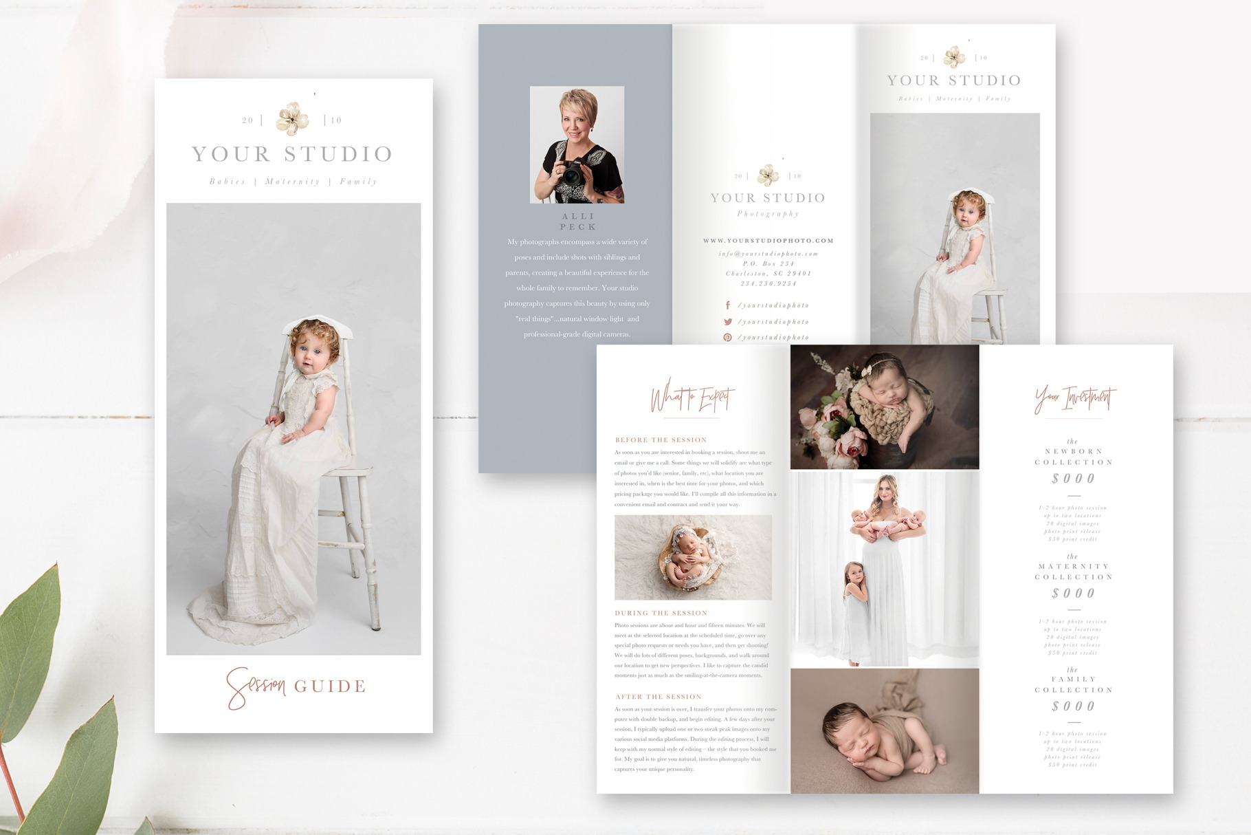 Photography Welcome Guide PSD, a Flyer Template by By Stephanie Design