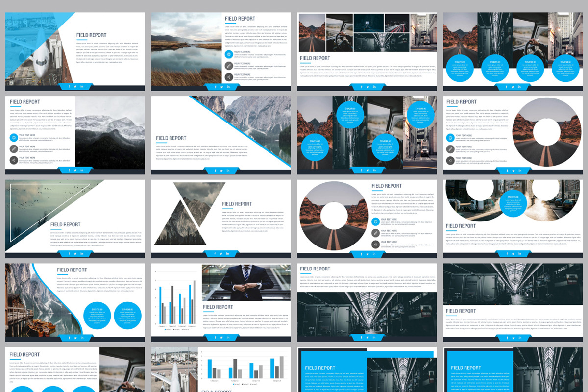 Field Report Powerpoint Template, a Presentation Template by Creative ...