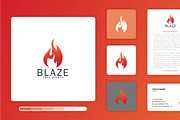 Blaze Logo Design Template | Branding & Logo Templates ~ Creative Market