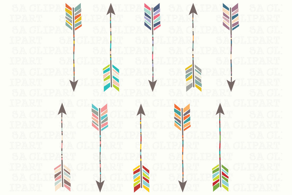 Arrows Digital ClipArt, an Illustration by SA ClipArt