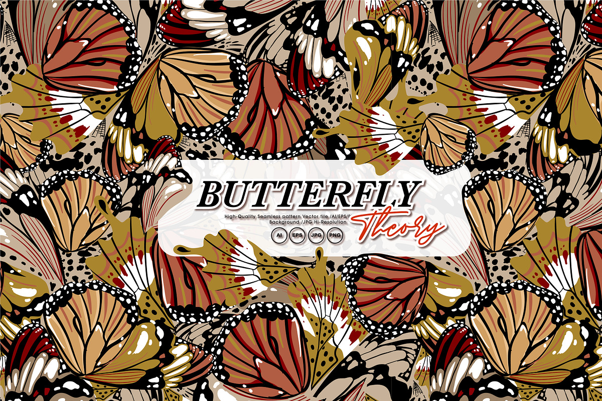 Butterfly Theory collection, a Pattern Graphic by MSNTY STUDIOX