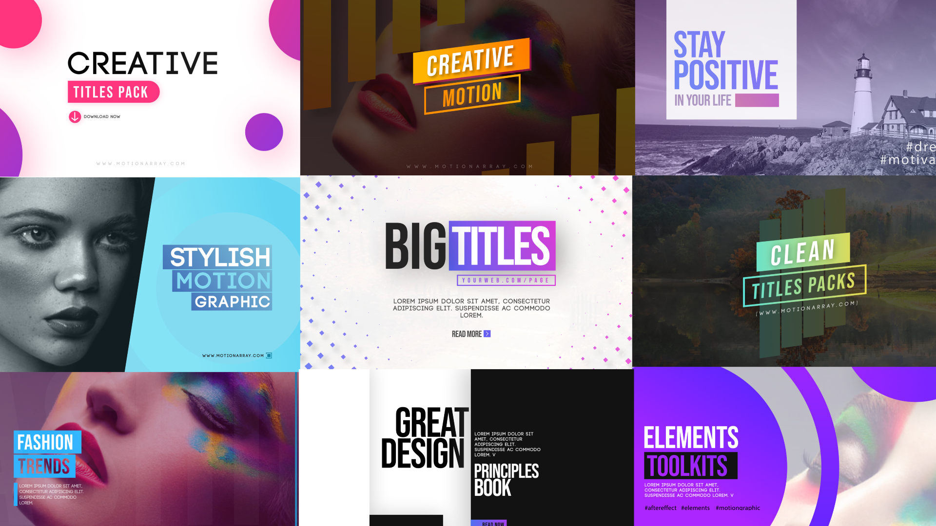 Clean Titles Pack - After Effect, a Templates & Theme by Polygon Motions