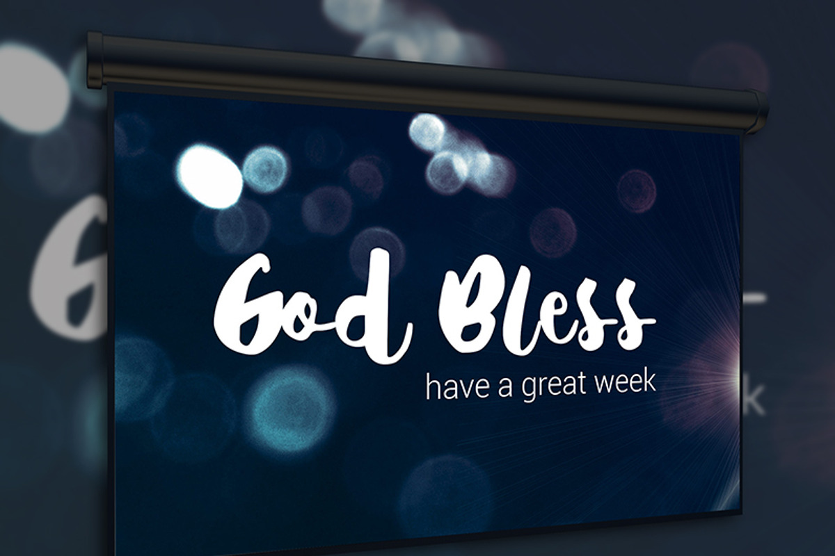 Bokeh Church Service Slide PSD, a Presentation Template by Godserv ...