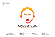 Games Holic Logo, a Branding & Logo Template by Bintank Studio