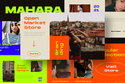 Mahara Urban Powerpoint, a Presentation Template by Typetemp Studio