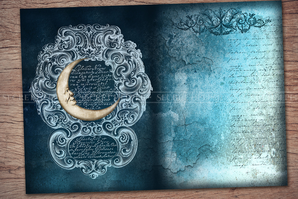 Moon Scrapbooking Kit