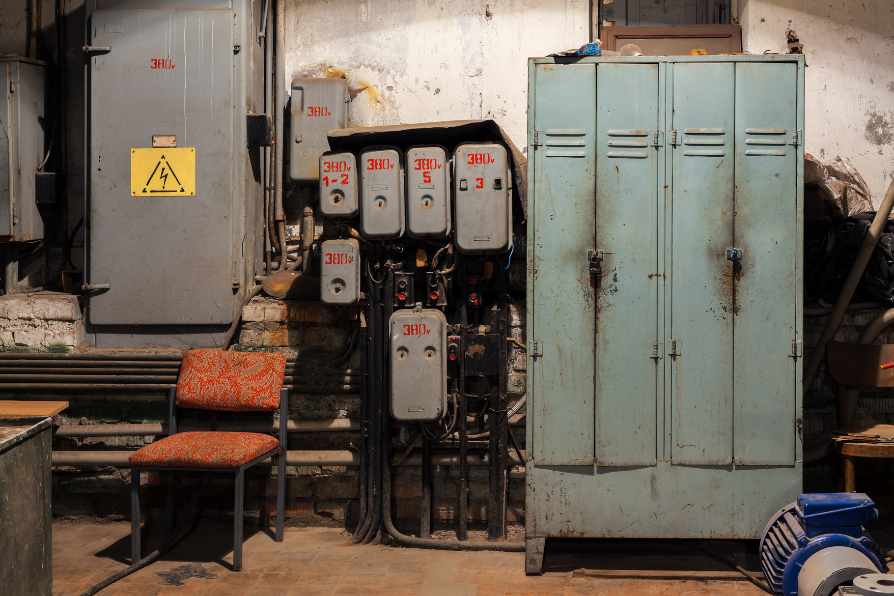Old vintage electrical control panels, an Industrial Photo by vmenshov ...