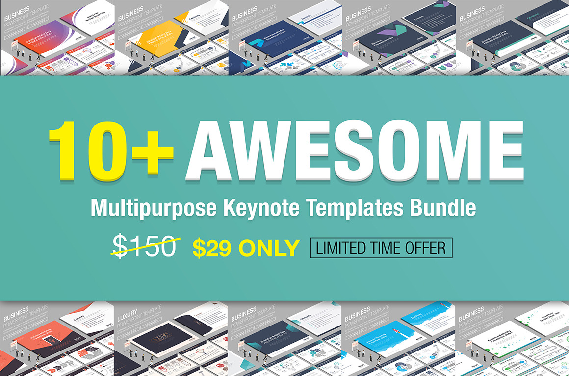 10+ Awesome Keynote Bundle, a Presentation Template by SlidesDive