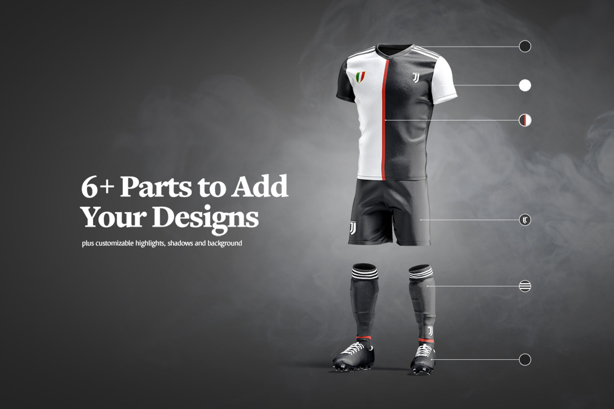 Soccer Kit Animated Mockup, an Apparel Mockup by rebrandy
